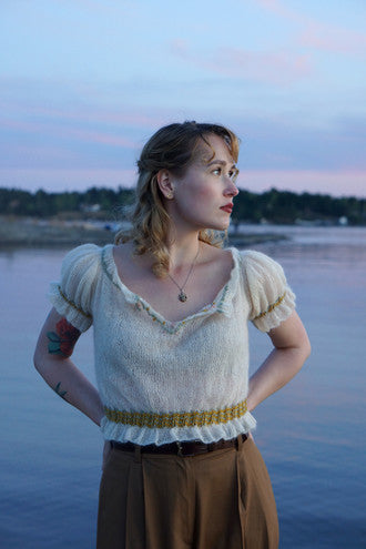 Folklore Ruffle Top – fabelknitwear